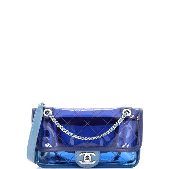 CHANEL | Bags | Chanel Coco Splash Flap Bag Quilted Pvc With Lambskin ...